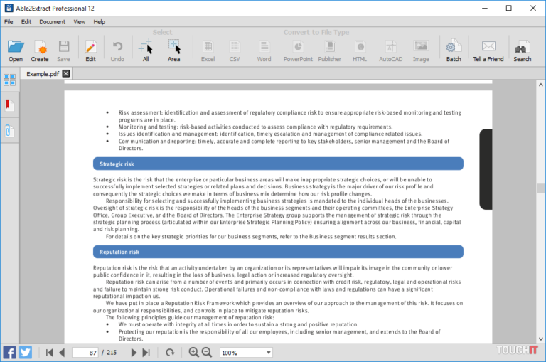 Able2Extract Professional 12: Práca s PDF a konverzia do formátov Microsoft Office | TOUCHIT