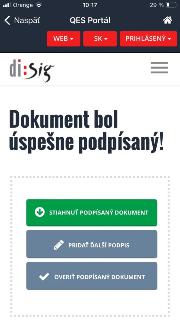 Kvalifikovaný podpis v mobile je realitou | TOUCHIT